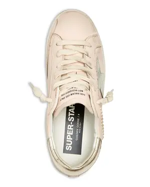 GOLDEN GOOSE Super-star Low Top Sneakers - Light Pink
