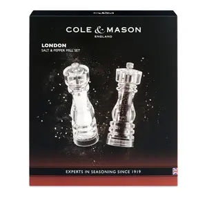 COLE & MASON London 7 Salt And Pepper Mill Set