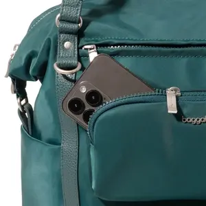 BAGGALLINI Nolita Convertible Backpack - Emerald Twill