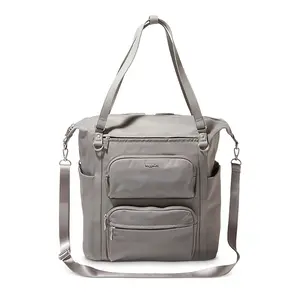 BAGGALLINI Baggallini Nolita Convertible Backpack Steel Grey Twill