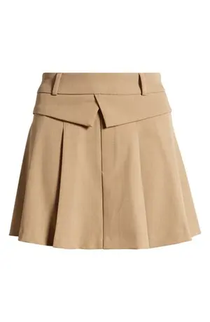 ALL IN FAVOR Pleated Mini Skirt