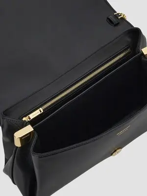FERRAGAMO New Line Leather Shoulder Bag