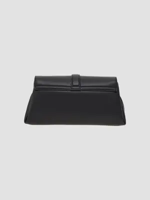 FERRAGAMO New Line Leather Shoulder Bag - Nero