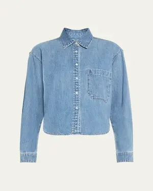 Veronica Beard Veronica Beard Aderes Denim Shirt - Starlight