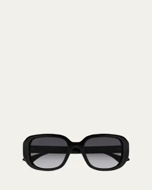 Gucci La Piscine Square Sunglasses - Black