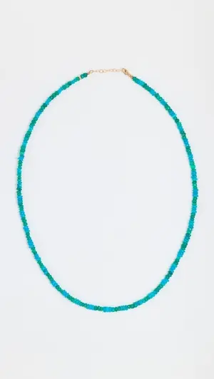 Jia Jia 14k Mini Stripe Opal Necklace