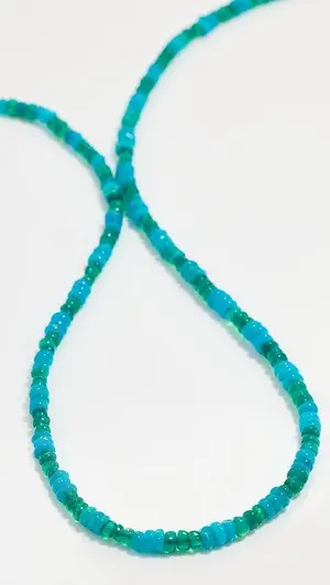 Jia Jia 14k Mini Stripe Opal Necklace
