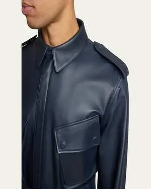Givenchy Leather Safari Jacket