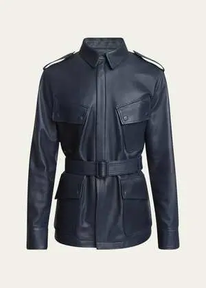 Givenchy Leather Safari Jacket