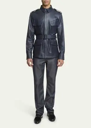 Givenchy Leather Safari Jacket