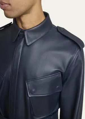 Givenchy Leather Safari Jacket