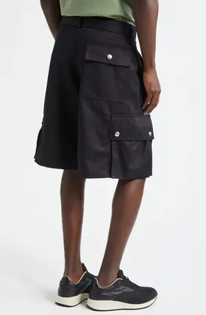 Jacquemus Le Cargo Bermuda Shorts - Black