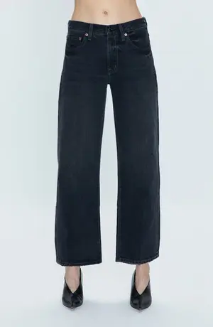 PISTOLA Lexi High-waist Straight-leg Ankle Jeans
