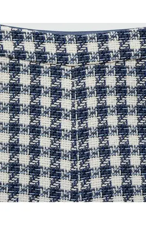 Mango Houndstooth Shorts