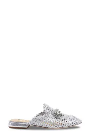 ZIGI Isabelle Crystal Bit Mule - Silver