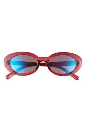 Bp. Round Sunglasses - Burgundy