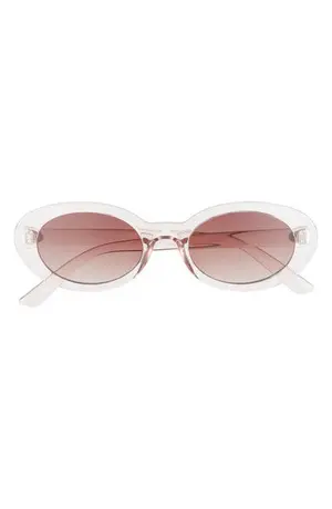Bp. Round Sunglasses - Clear- Pink
