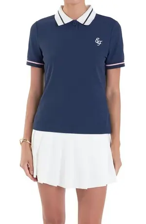 English Factory Sports Club Colorblock Polo