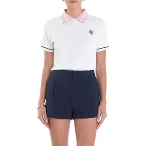 English Factory Sports Club Colorblock Polo - Off White
