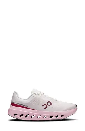 On Cloudsurfer Next Running Shoe - Peony/ivory