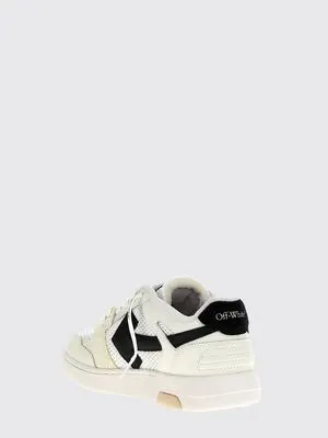 Off-White Out Of Office Leather And Mesh Sneakers - White 1