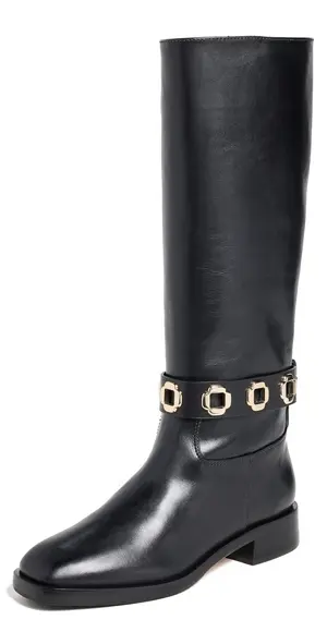Larroude Milan Riding Flat Boots
