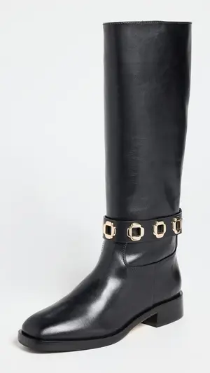 Larroude Milan Riding Flat Boots