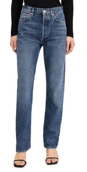 AGOLDE 90s Pinch Waist High Rise Straight Jeans - Essence