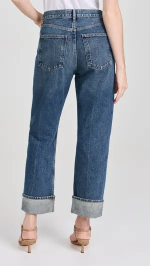 AGOLDE Fran Low Slung Straight Leg Jeans