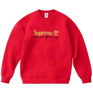 Supreme X Timberland Crewneck - Red