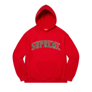 Supreme Stars Arc Hooded Sweatshirt - Red