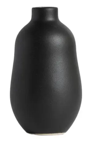 GHARYAN STONEWARE Stoneware Vase - Black