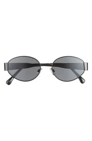 Bp. 54mm Round Frame Sunglasses - Black