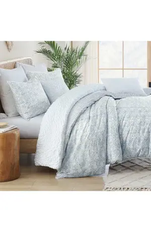 PERI HOME Ikat Eyelet Comforter & Shams Set
