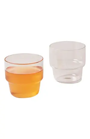 FLECK Stackable Glass Tumblersset Of 4