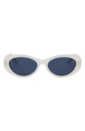 Dior DIOR B8U Butterfly Sunglasses Ivory/blue