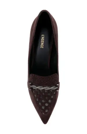 L'Agence Eleonore Pumps - Chocolate Suede