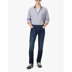 Neuw Lou Slim Sunday Straight-leg Jeans - Mid Blue