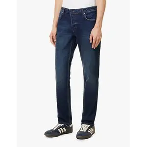 Neuw Lou Slim Sunday Straight-leg Jeans - Mid Blue