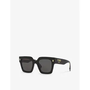 Fendi Roma Square-frame Sunglasses - Black