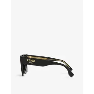 Fendi Roma Square-frame Sunglasses - Black