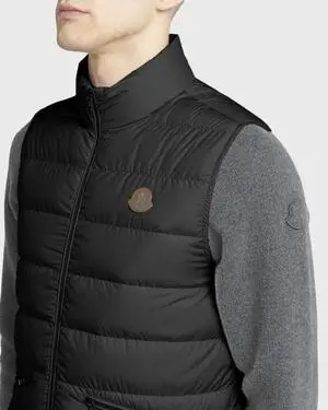 Moncler Treompan Down Puffer Vest - Black
