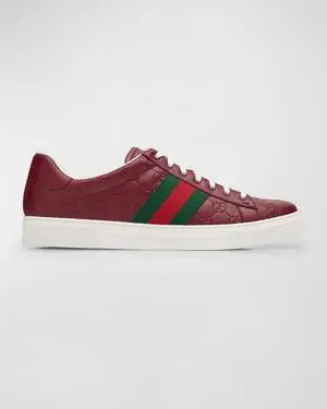 Gucci Embossed Sneakers For Men