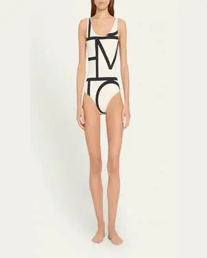 TOTEME Monogram One-piece Swimsuit