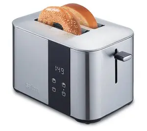 SALTON Stainless Steel 2-slice Digital Countdow N Toaster - Silver