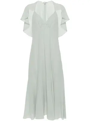 Chloé Silk Georgette Midi Dress