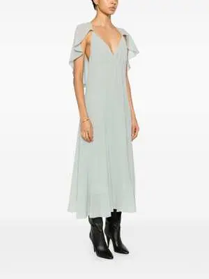 Chloé Silk Georgette Midi Dress
