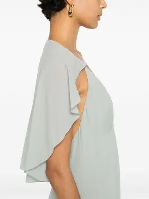 Chloé Silk Georgette Midi Dress