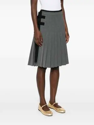 N°21 Pleated Flared Skirt