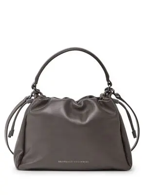 Brunello Cucinelli Mellow Bucket Bag - Brown